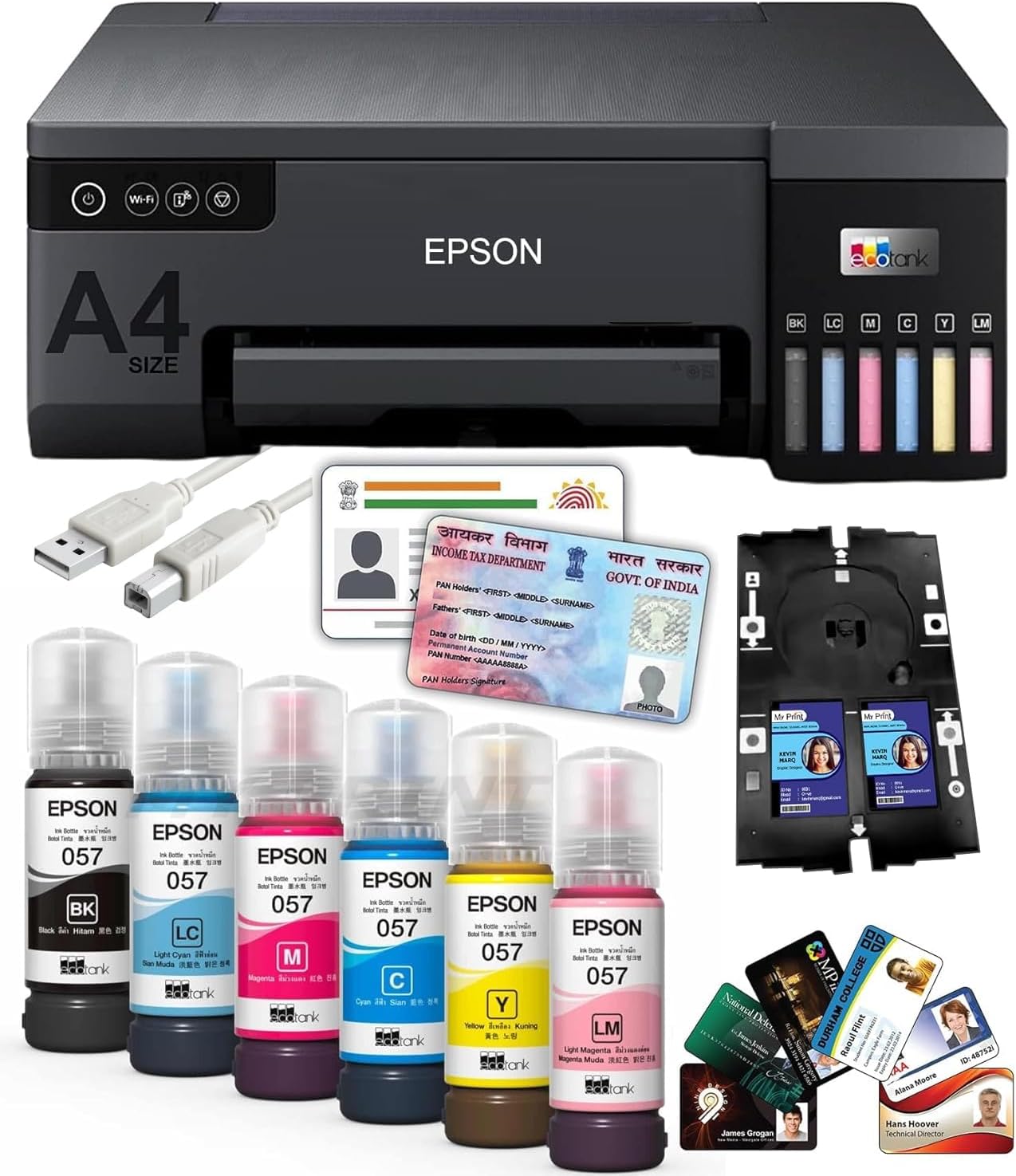 MY PRINT Ecotank L8050|A4 Size 6 Color Wireless Colour Home Inkjet ...