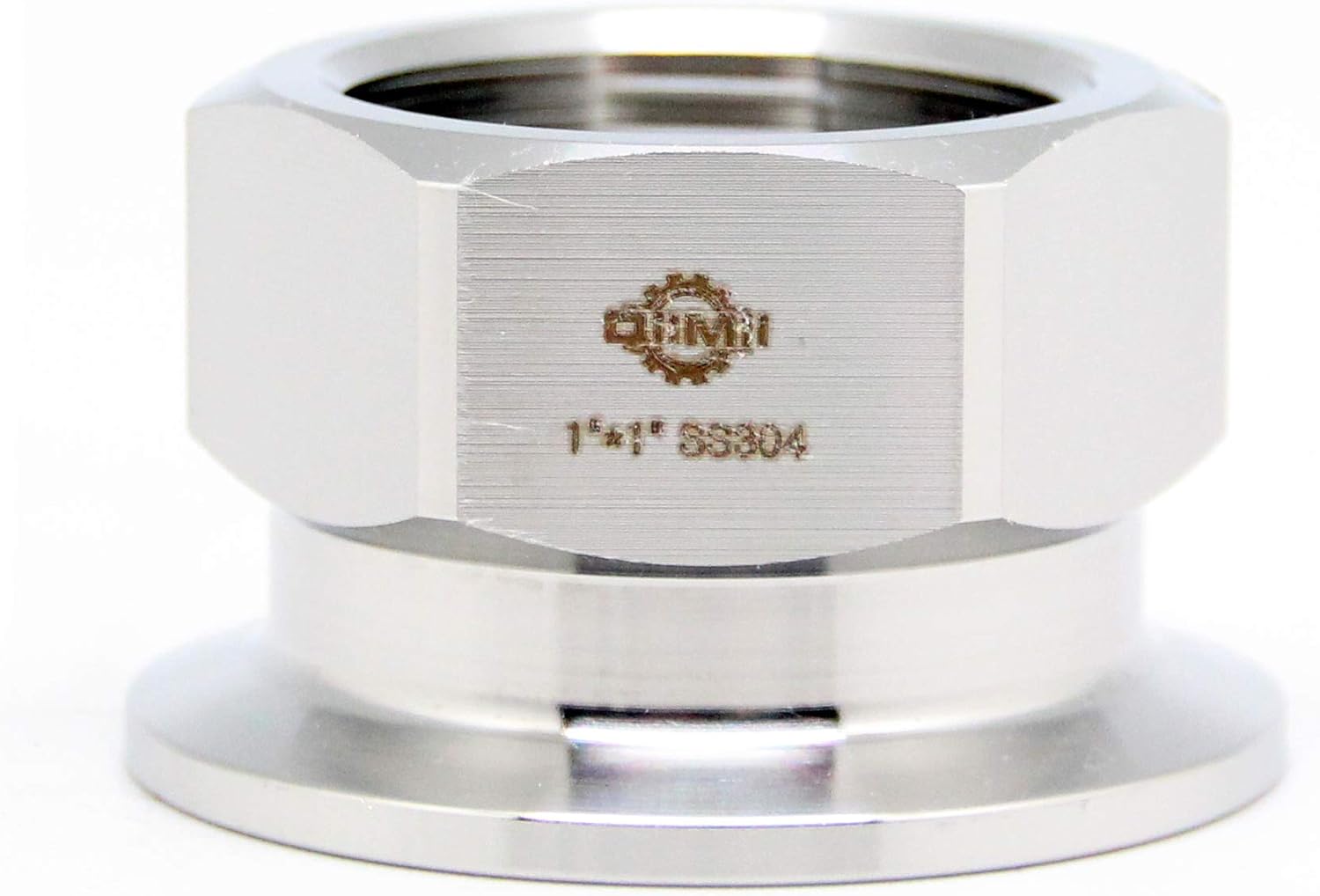 QiiMii 1" Tri clamp Adapter to 1" FNPT Thread Ferrule Sanitary Pipe ...