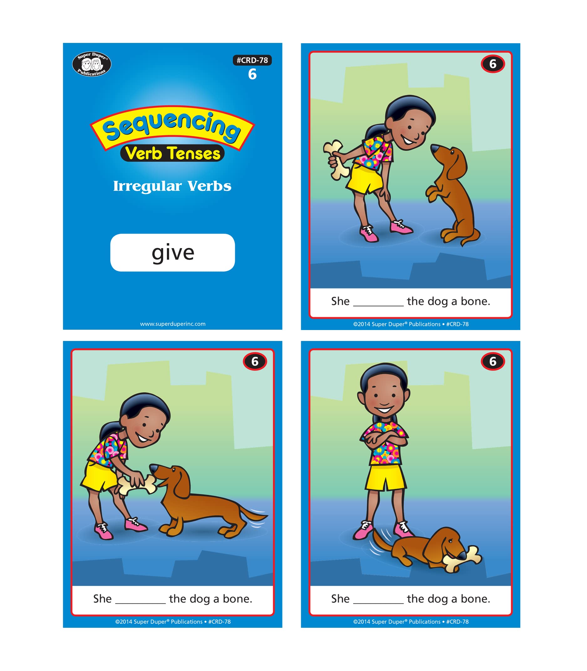 Buy Super Duper Publications | Sequencing Regular and Irregular Verb ...