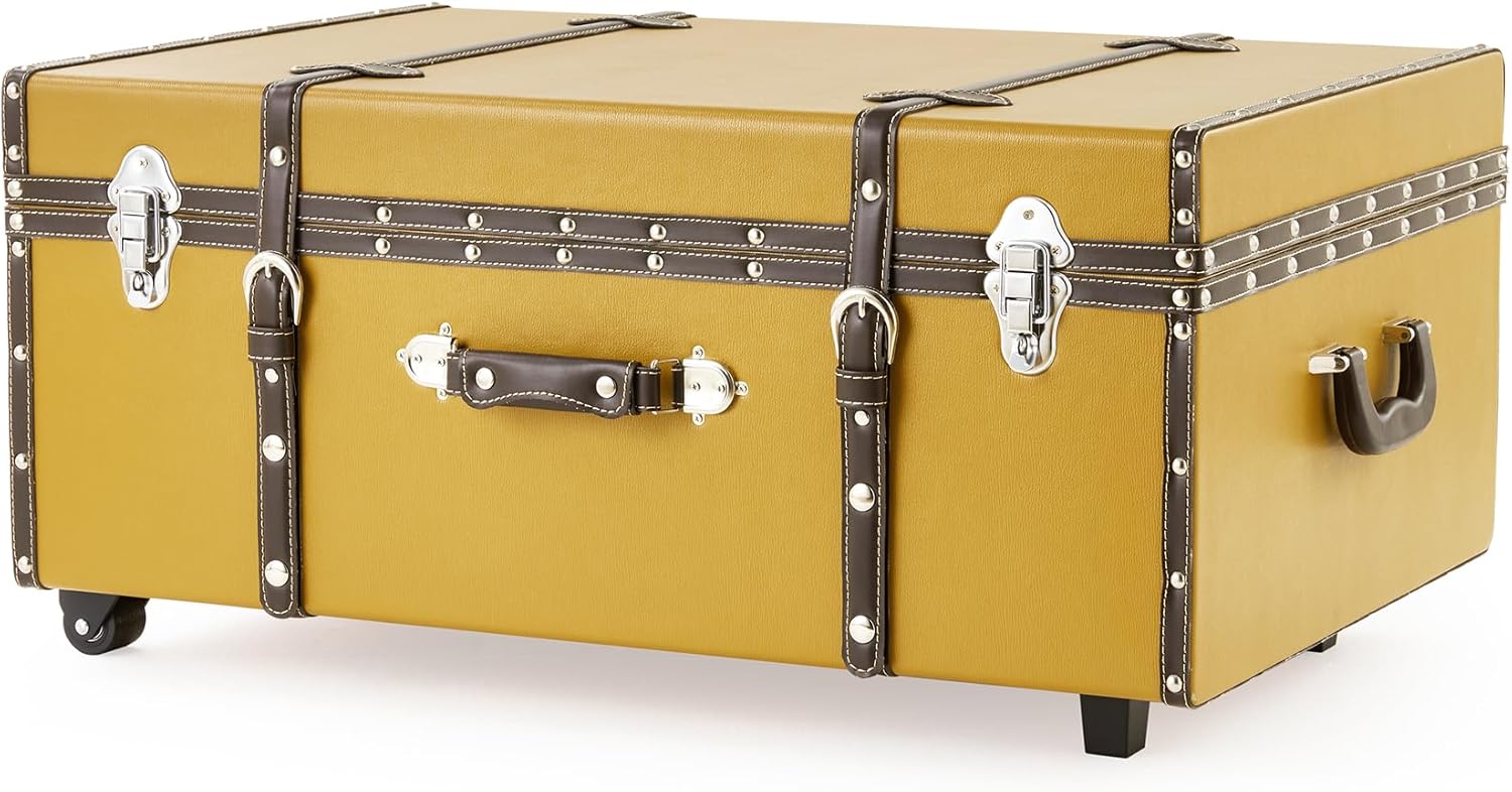 Amazon.com: DormCo Texture® Brand Trunk - Driftwood Brown : Home & Kitchen