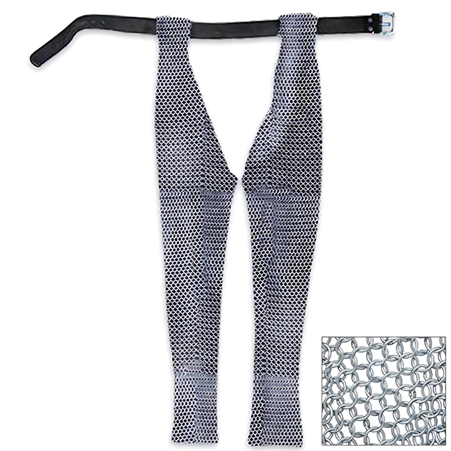 Amazon.com: Medieval Warrior Real Chausses Chain Mail Leggings Silver ...