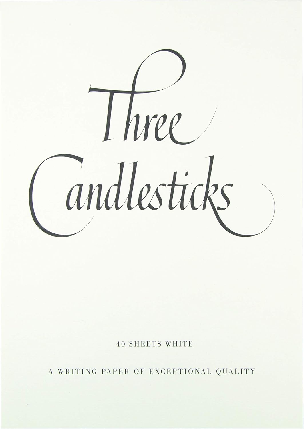 Amazon.com: Three Candlesticks A4 Writing Pad, 40 Sheets, White : Home ...