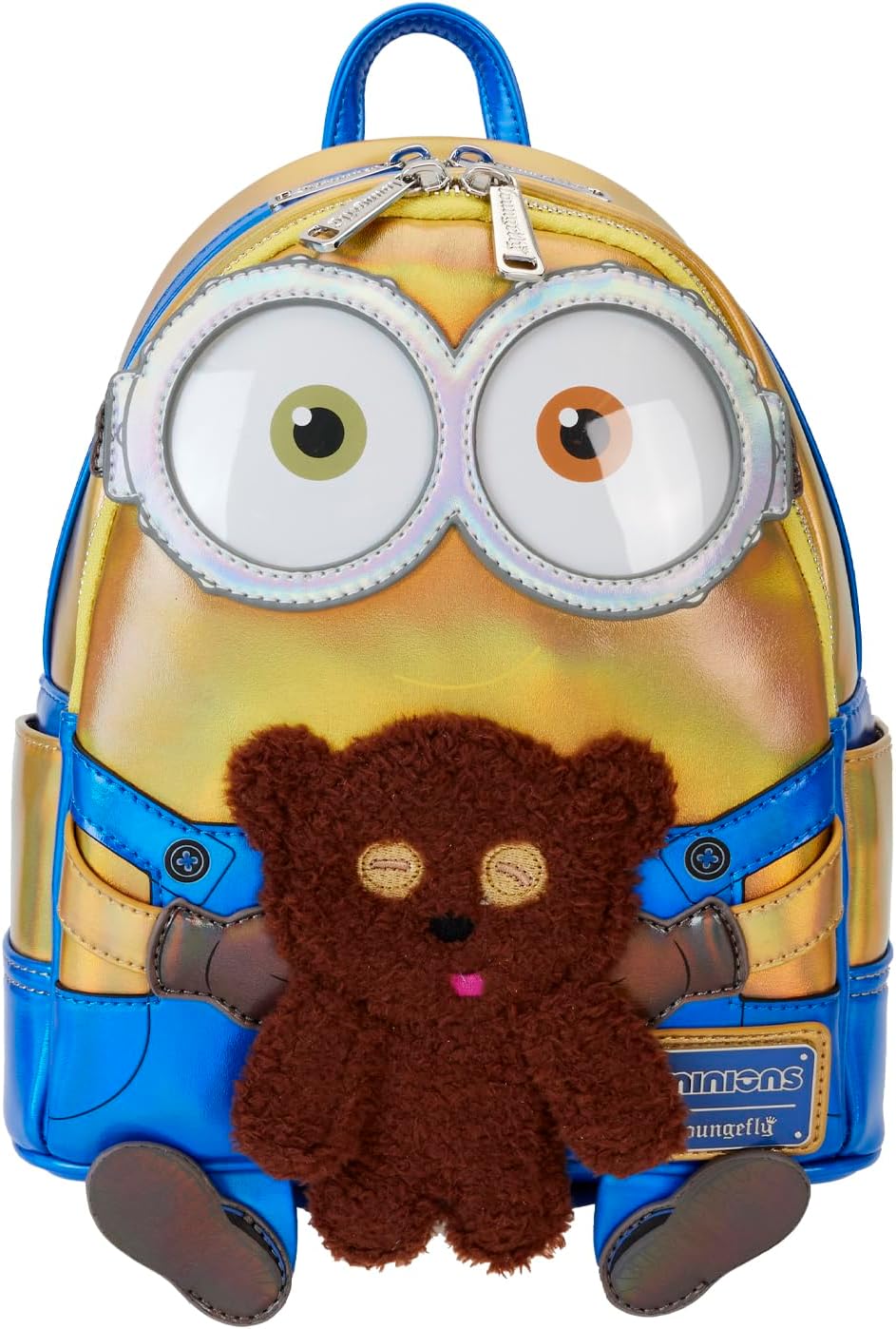 Amazon.com: Loungefly Despicable Me Minions Bob Iridescent Cosplay Mini Backpack : Clothing ...