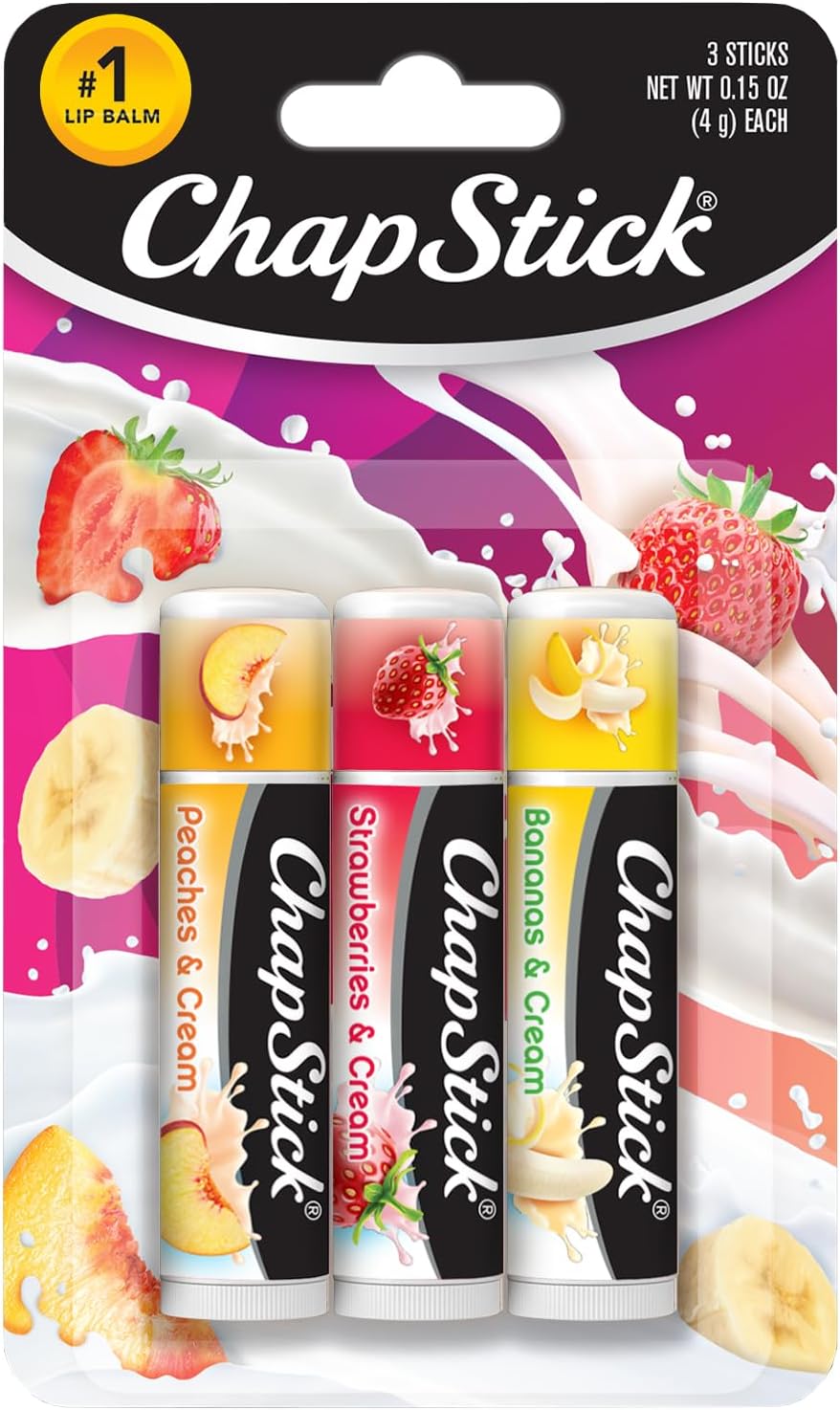 Amazon.com : ChapStick Holiday Collection, Lip Balm Tube, 0.15 Ounce ...