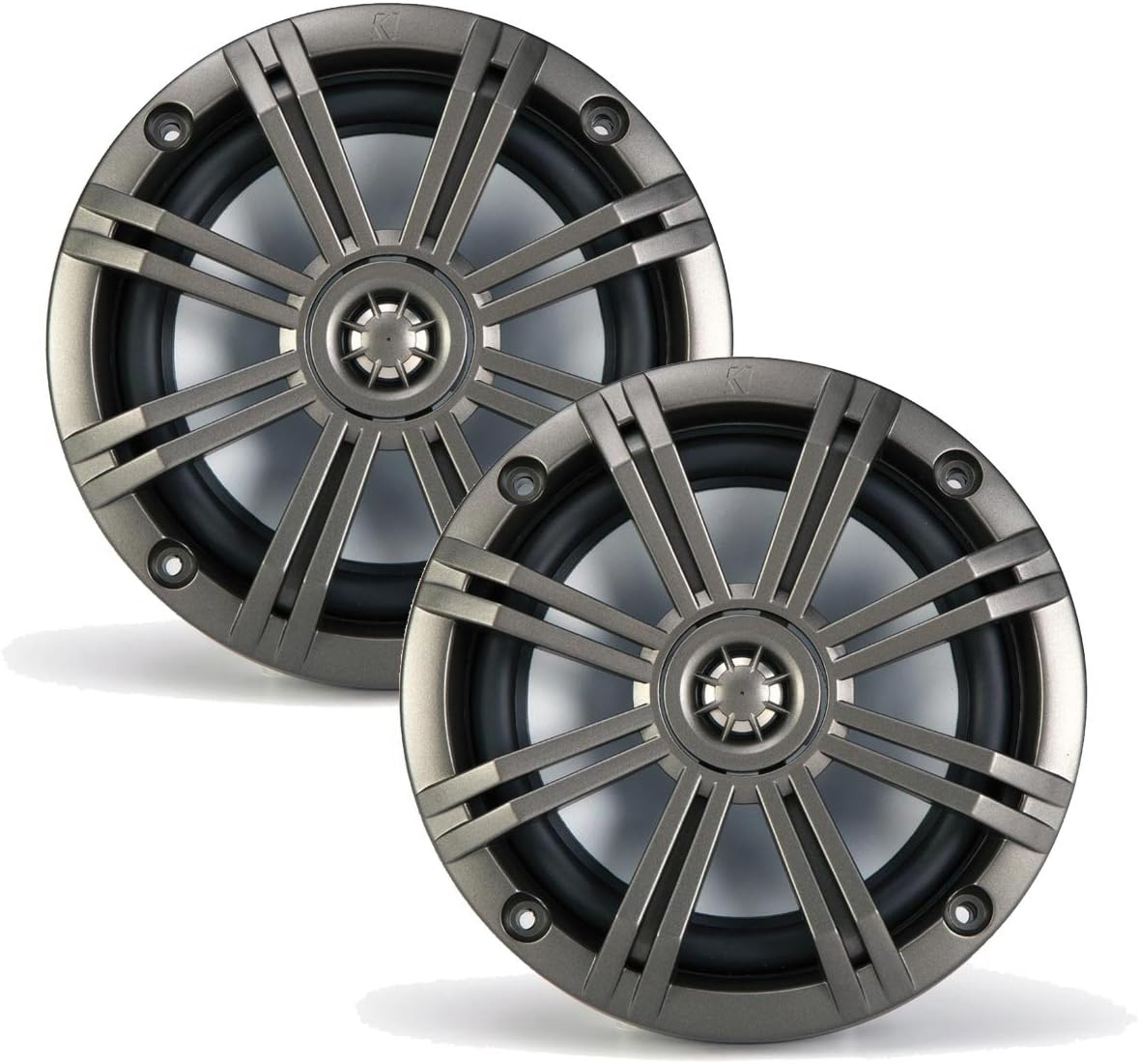 Amazon.com: KICKER KM65, KM Series 6.5" 2-Way Marine Coaxial Speaker ...
