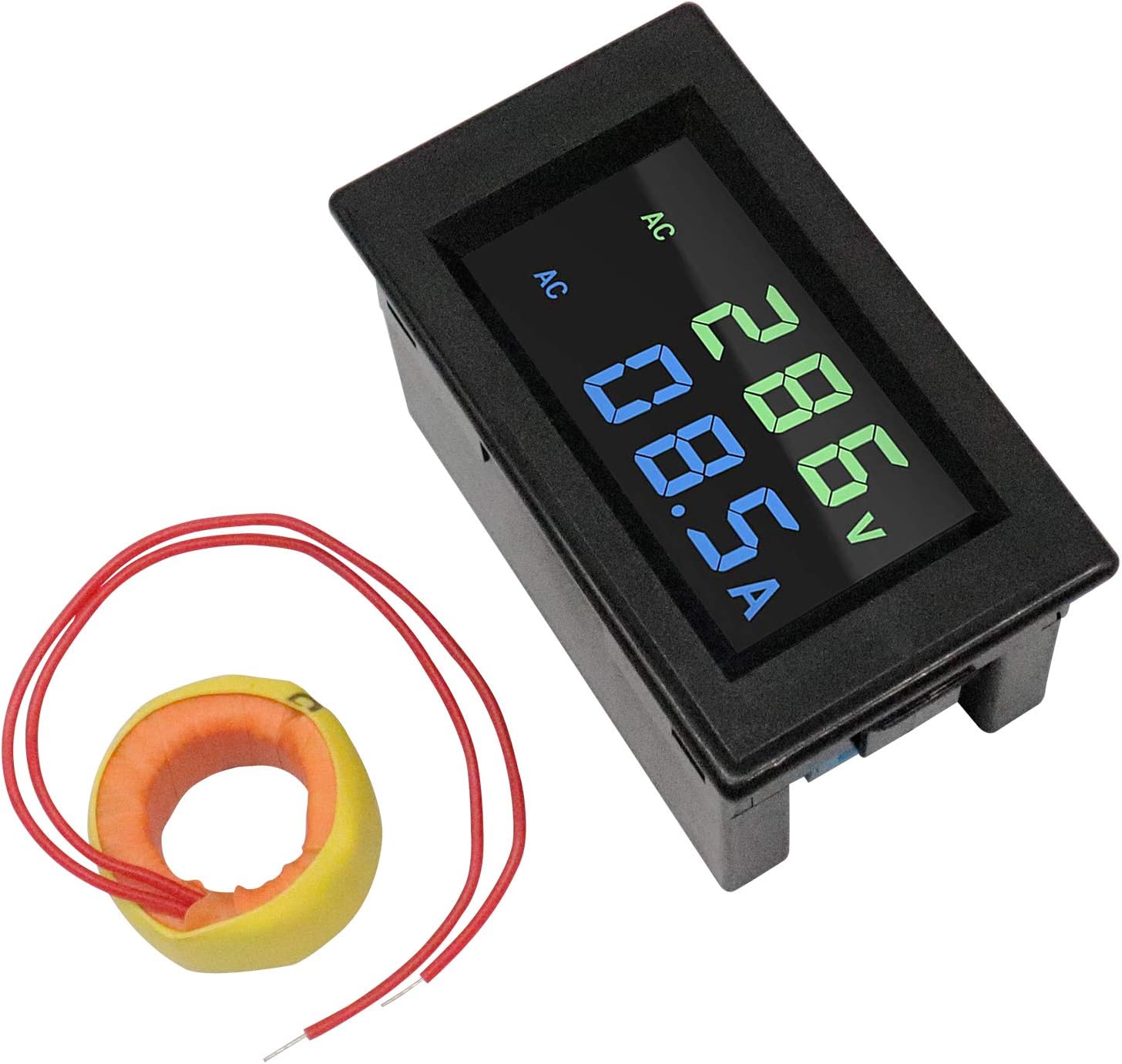 AC Current Meter, ZHITING 80-300V 100A Digital Multimeter Voltmeter ...