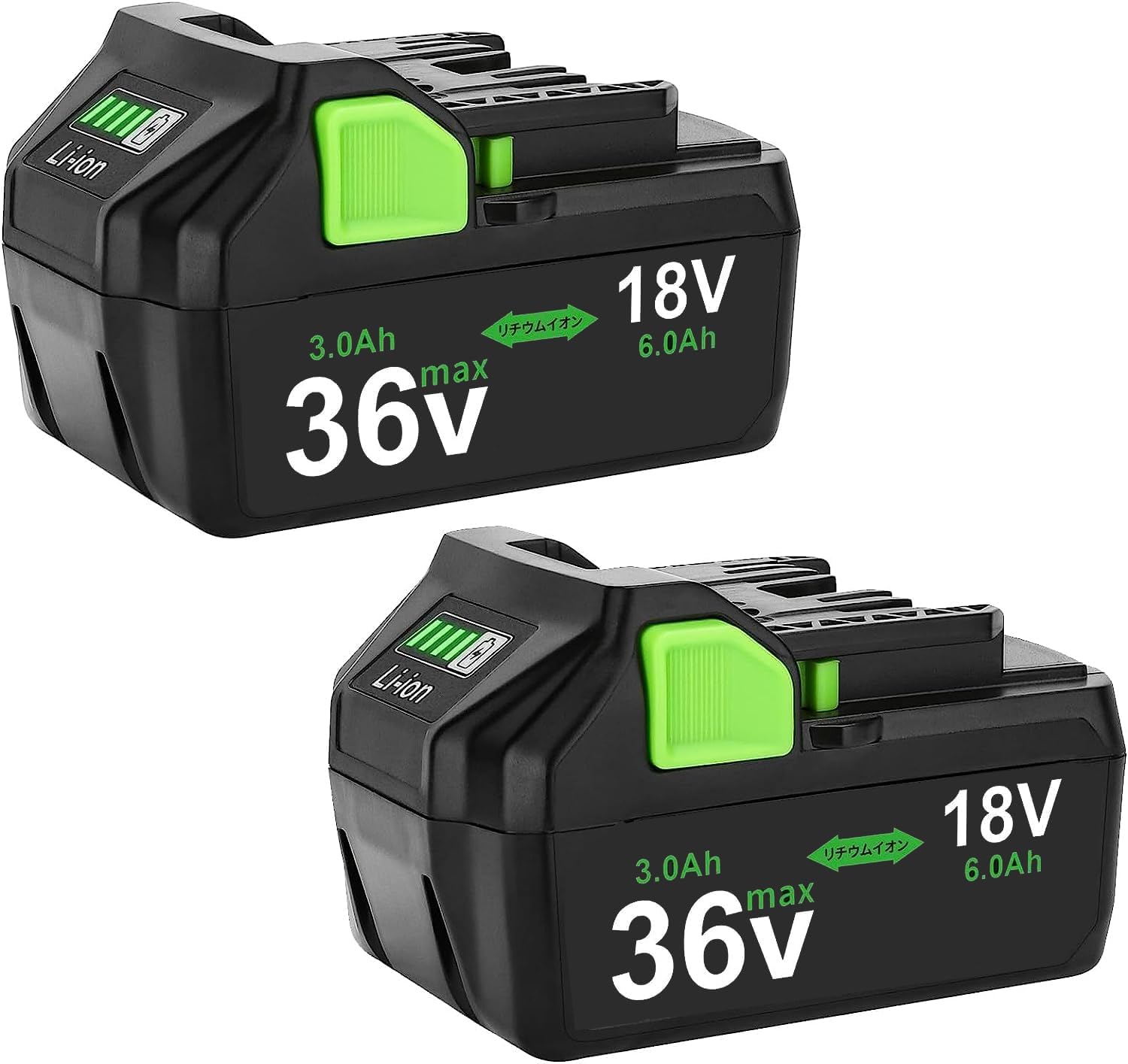 Amazon.co.jp: Boetpcr 互換 ハイコーキ 36v バッテリー BSL36A18 2個セット 36v/3000mAh 18v ...