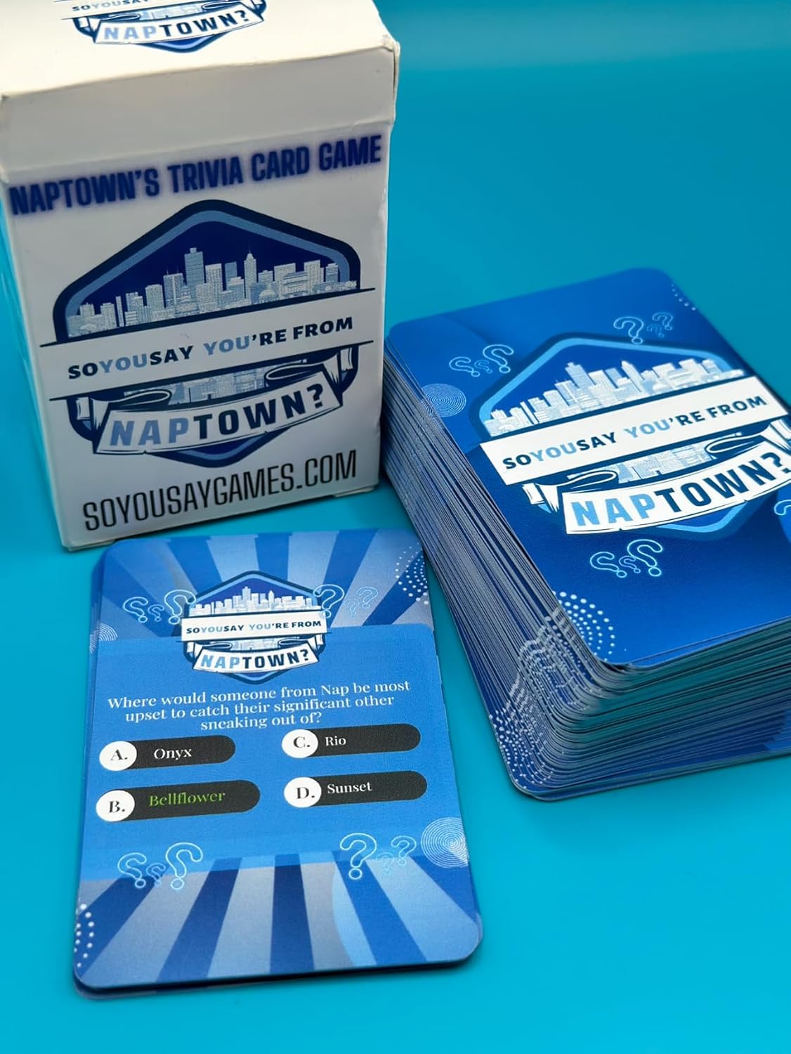 SoYouSay You from Naptown Juego de cartas de trivia – Yaxa Colombia