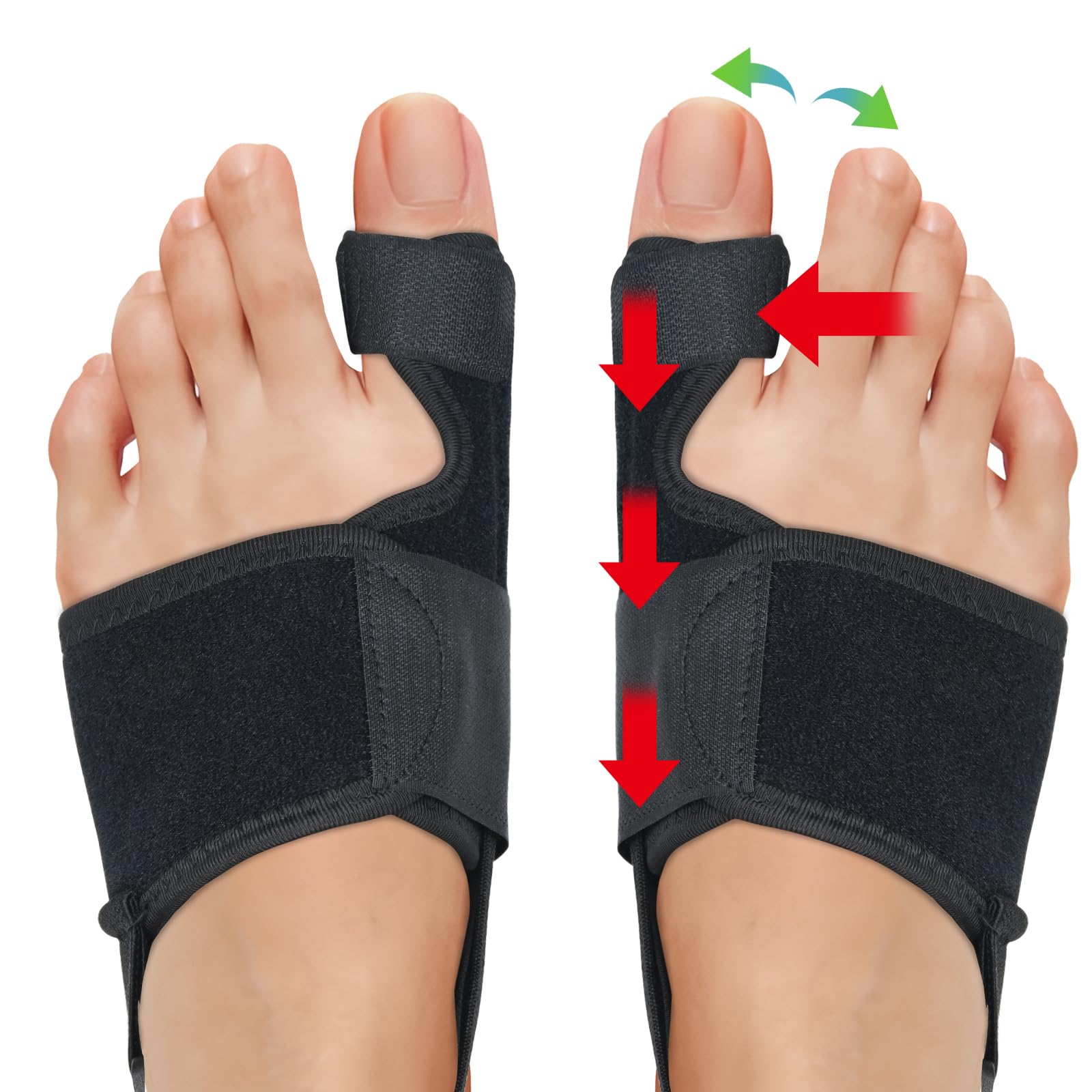 OUHOS 1 Pair Bunion Correctors for Women and Men, Big Toe Correctors ...