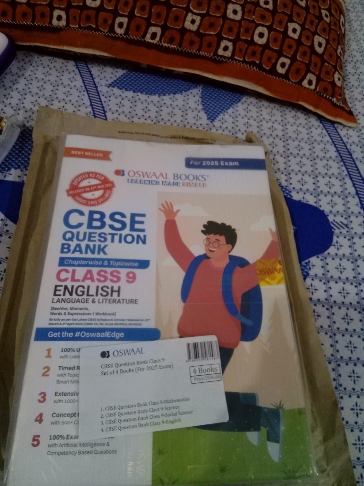 Oswaal CBSE Question Bank Class 9 Set of 4 Books | English | Mathematic ...