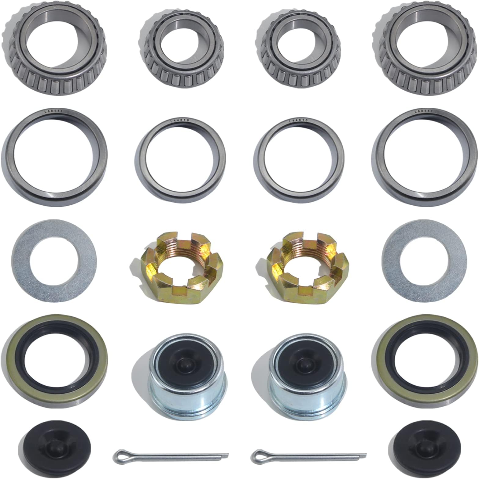 Amazon.com: FKG Trailer Hub Kit 5 Bolt on 4.5" Bolt Circle Fit for ...