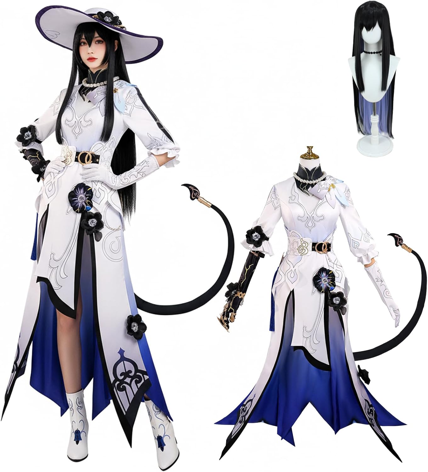 Amazon.com: NEATMOA Constance Cosplay Inspired by Honkai Star Rail ...
