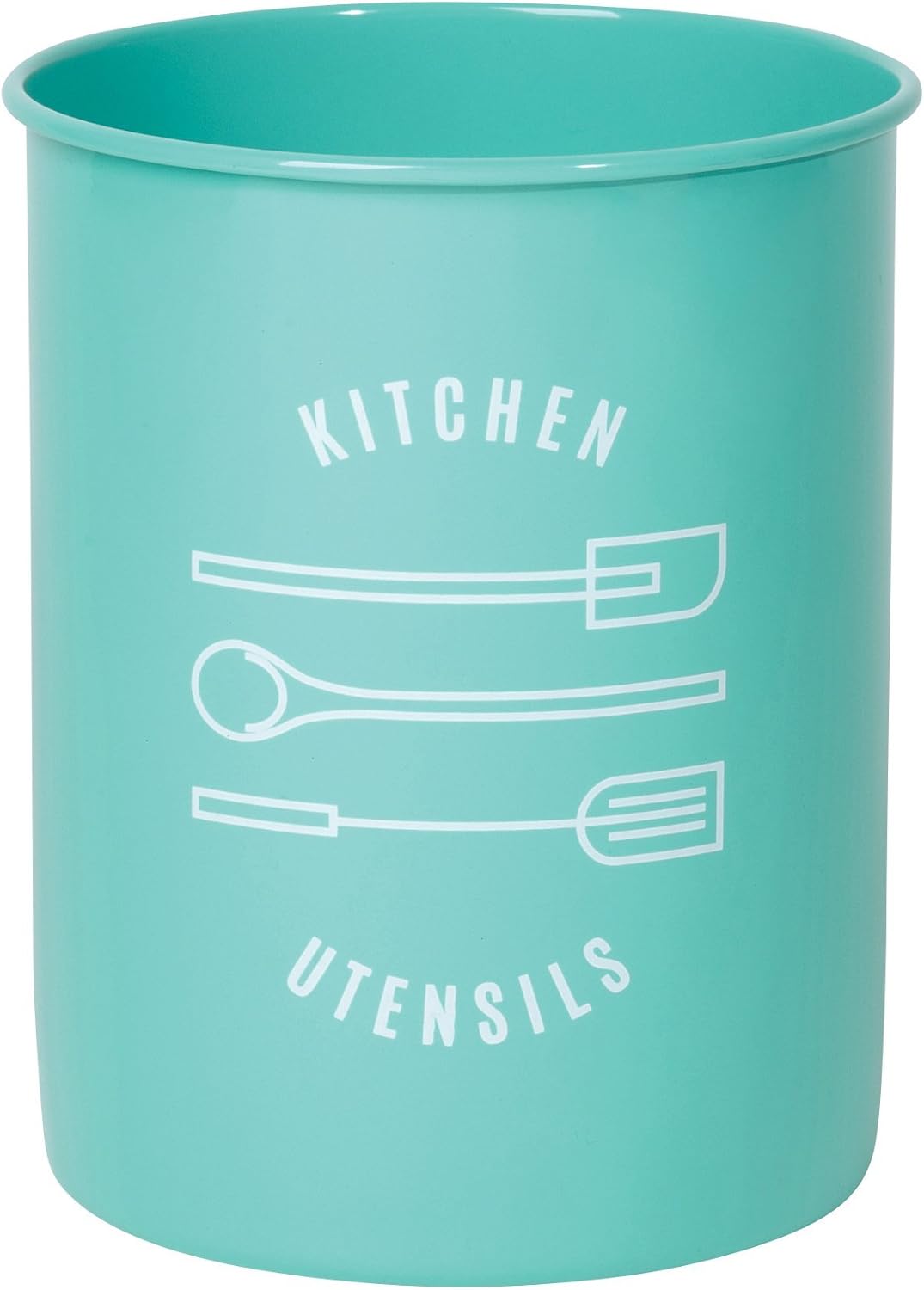 Amazon.com: Now Designs Powder-Coated Steel Utensil Crock, Turquoise ...