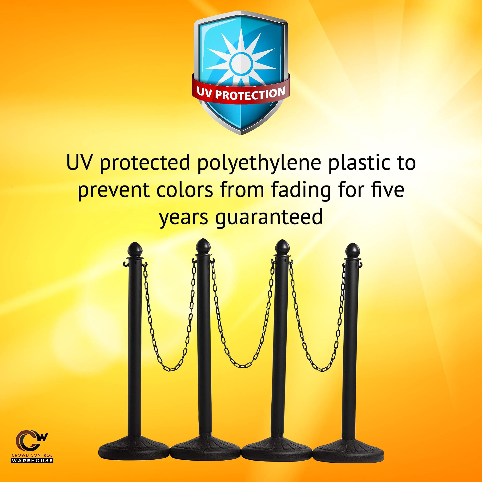 Snapklik.com : Montour Line Plastic Chain Safety Barrier