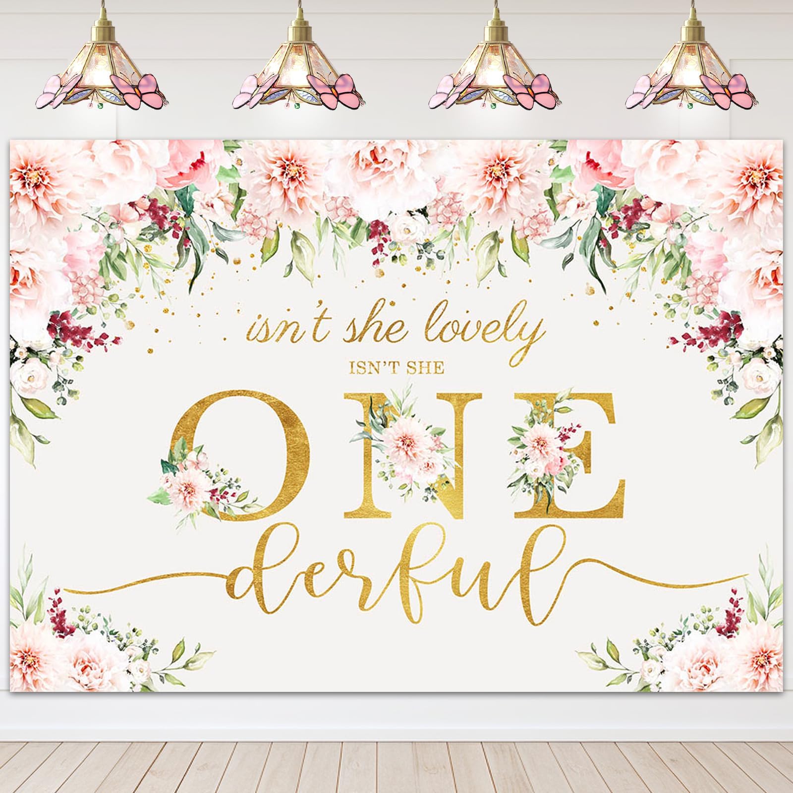 Amazon.com : Avezano Boho Rainbow First Birthday Backdrop for Girl ...