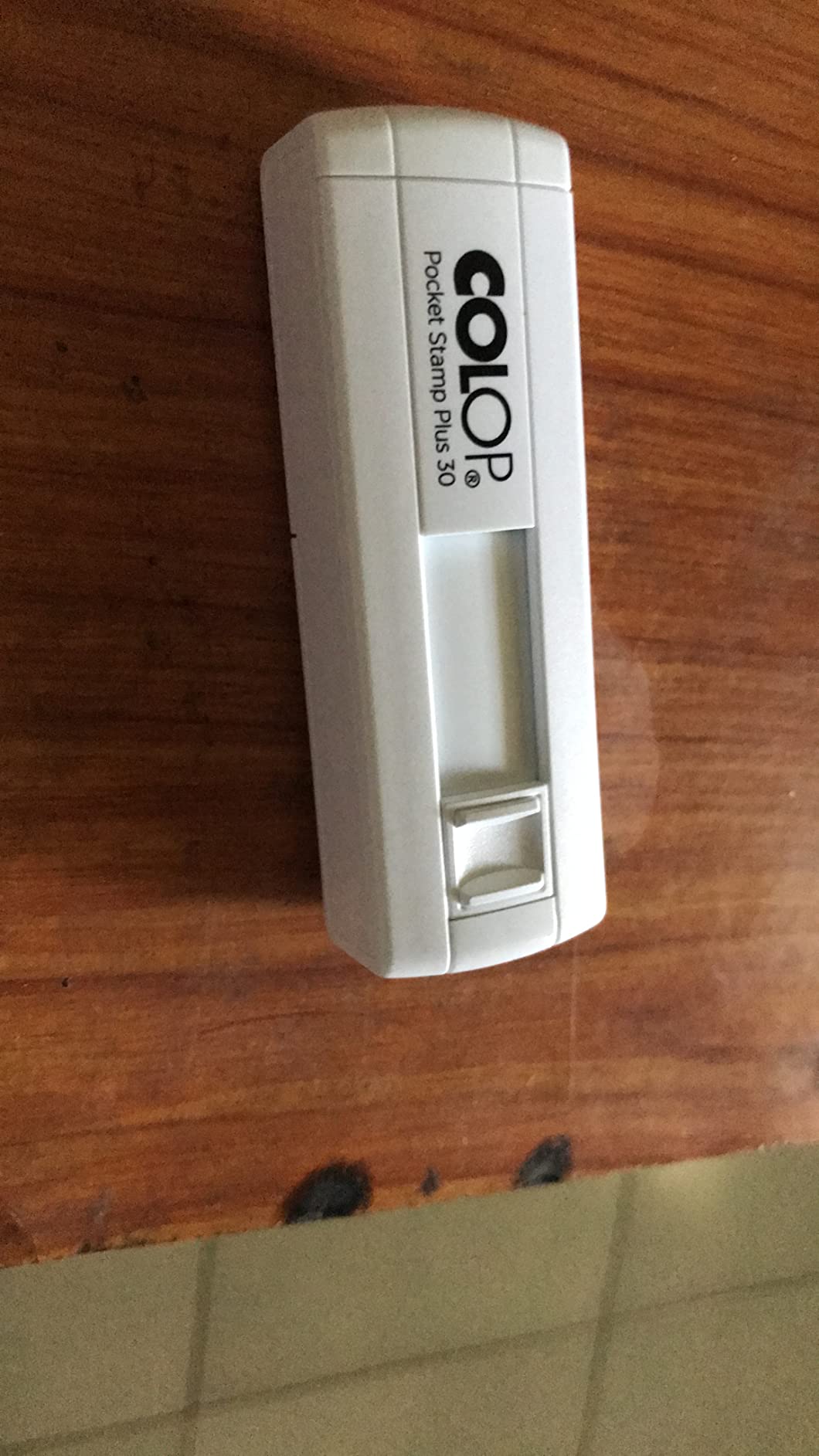 Pocket Stamp Plus 30 Self Inking Pocket Rubber Stamp (with Your Text ...