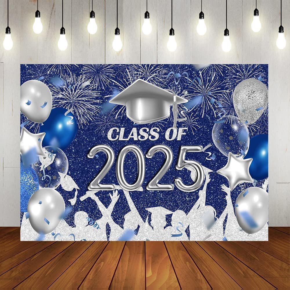 Amazon.com : Tudomro 2025 Congrats Grad Backdrop for Class Graduation ...