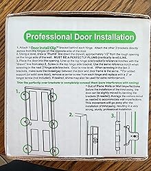 Amazon.com: Door Install Clips™ | Super Strong & Rigid | Patented ...