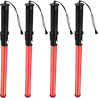 Amazon.com: 4 Pack Traffic Wand,21Inch Traffic Control Wand,Red Air ...