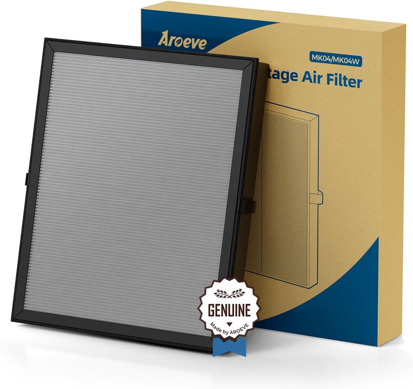Amazon.com: AROEVE MK04 Air Purifier Replacement Filter, Smoke Remove ...