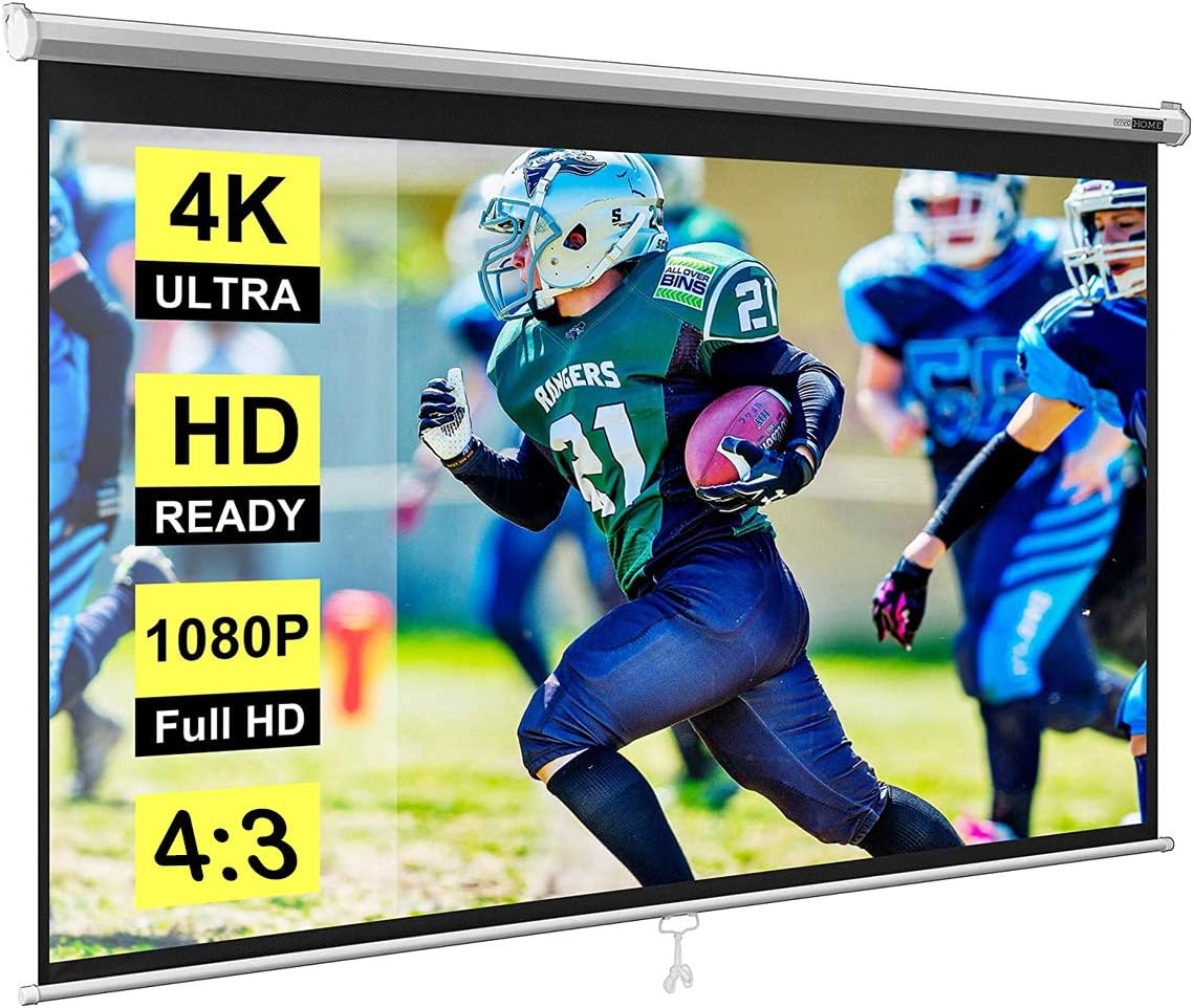 Inlight Motorised Home Theatre Projector Screen, 100 Inch Diagonal, 7 ...