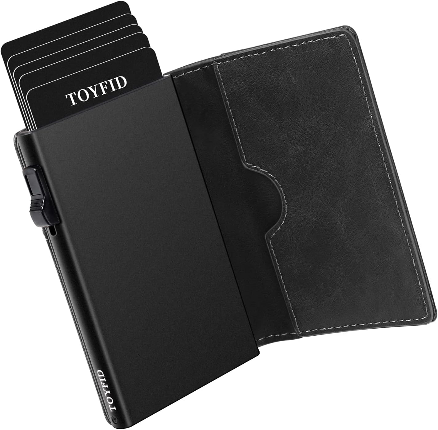 TOYFID Wallet Card Holder, Pop Up Wallet for Men, Credit Card Slim ...