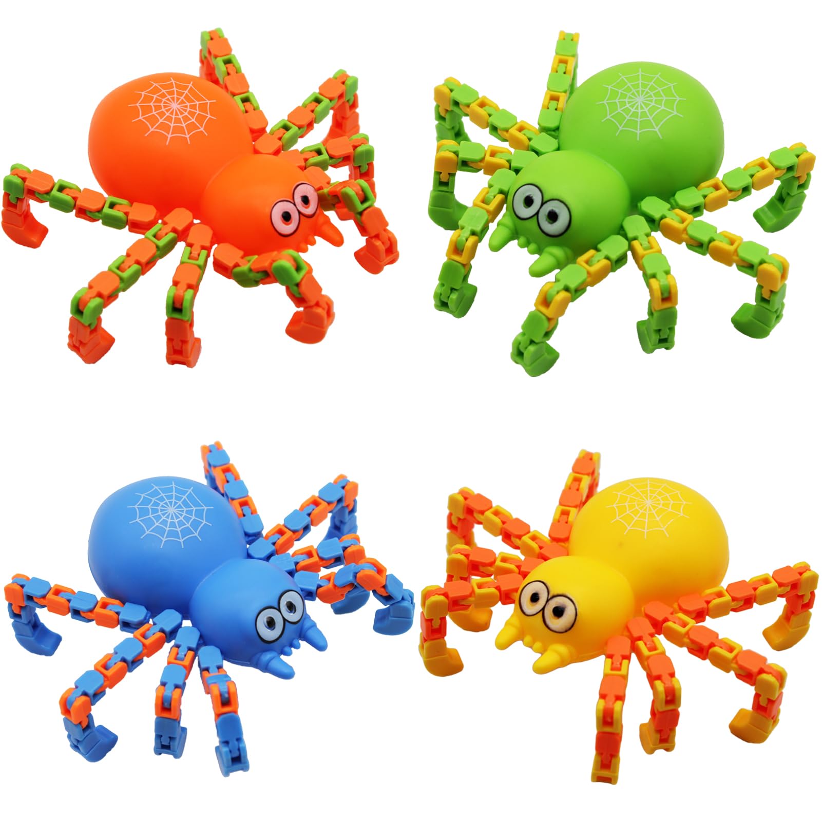 Amazon.com: 4 Pack Fidget Spider Toy, Wacky Tracks Fidget Toys ...