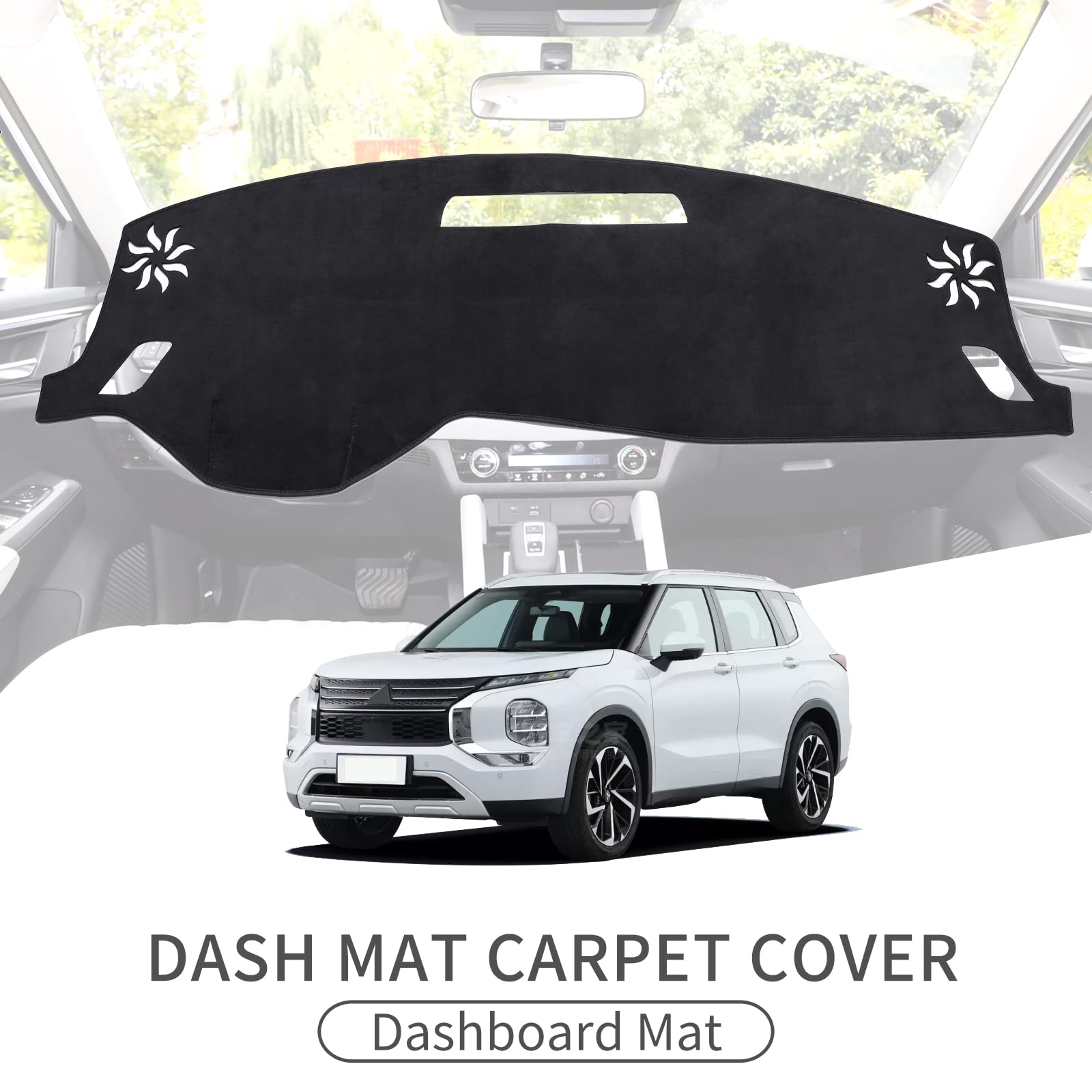 Mitsubishi Smabee Car Dash Cover Mat For Mitsubishi Outlander 2023 With ...