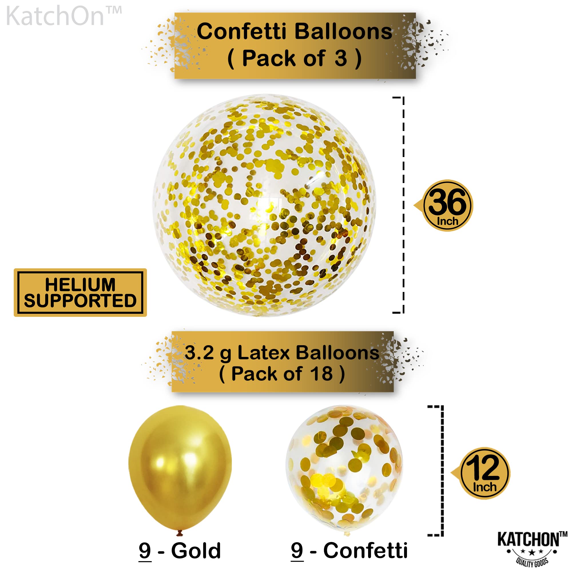 Gold Graduation Decorations 2022 Kit - Big 40 Inch 2022 Balloons with ...