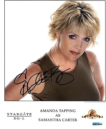 Amanda Tapping as Samantha Carter 8" x 10" SG-1 autograph JB at Amazon ...