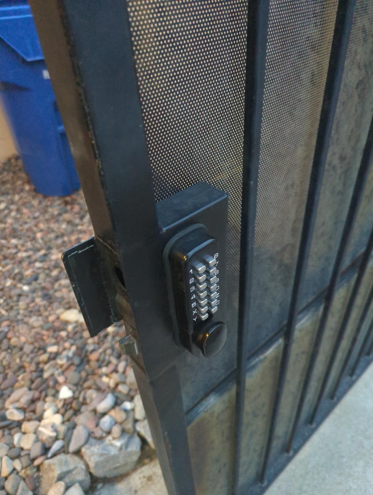 Amazon.com: Double Hole Gate Lockbox Weldable Steel 6.75" x 4.4" x 1.3 ...