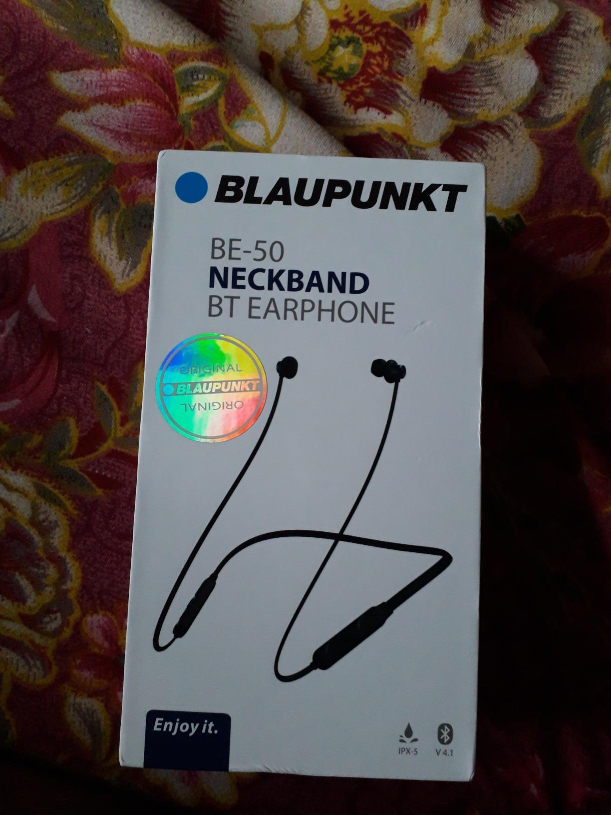 Blaupunkt Be50 Bluetooth Wireless in Ear Earphones with Mic Black ...