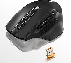 Wireless Mouse for Big Hands - 5-Level 4800 DPI Adjustable Ergonomic ...