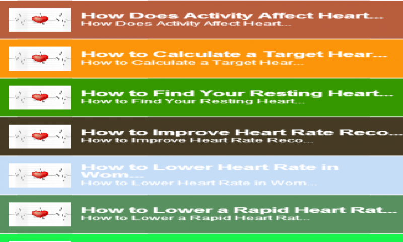 Heart Rate Guide - App on Amazon Appstore