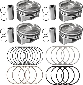 Amazon.com: UINIEBOOM Engine Piston Ring Set +0.50mm (Oversize), 23041 ...