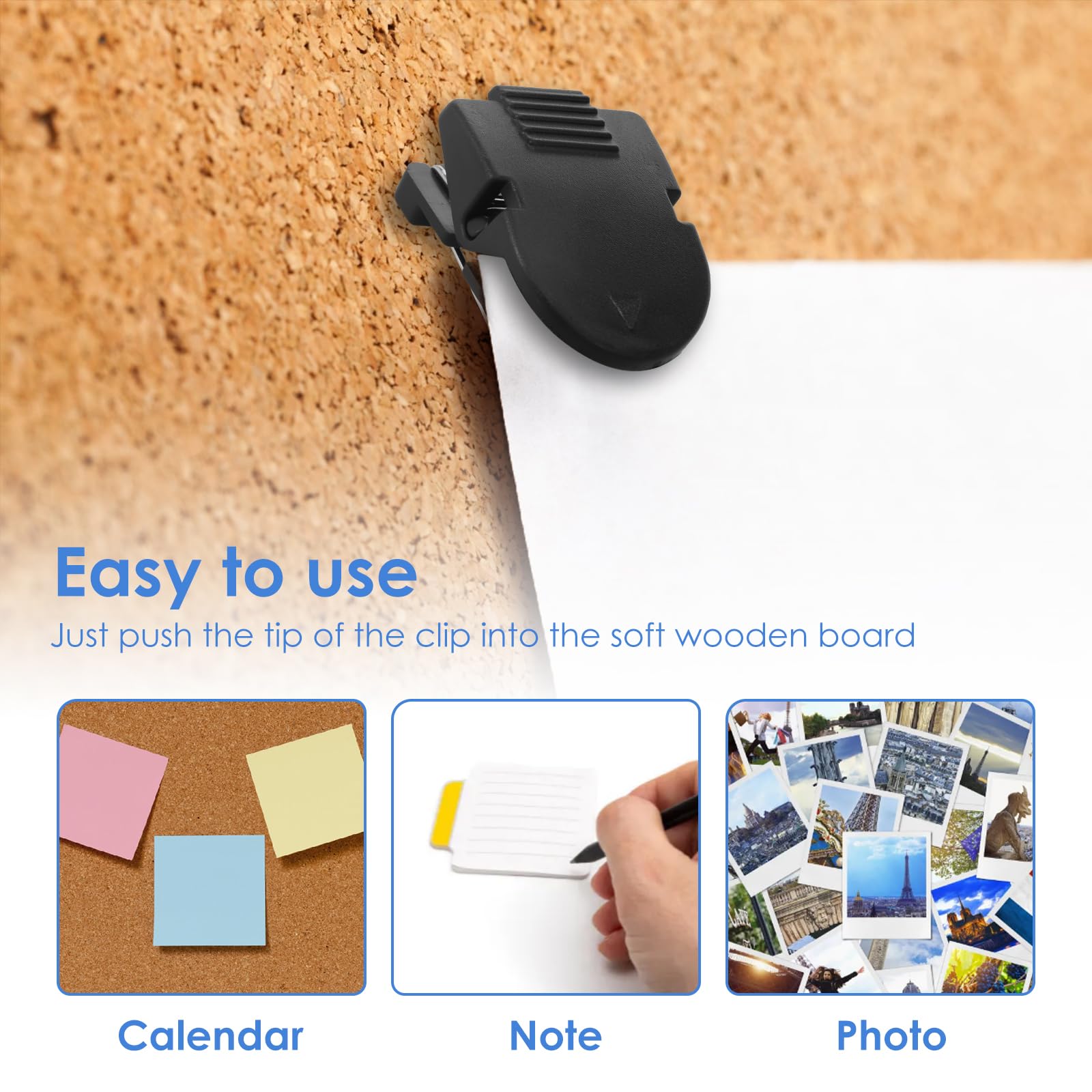 Snapklik.com : 50Pcs Cubicle Clips For Fabric Panels, Strong Hold ...