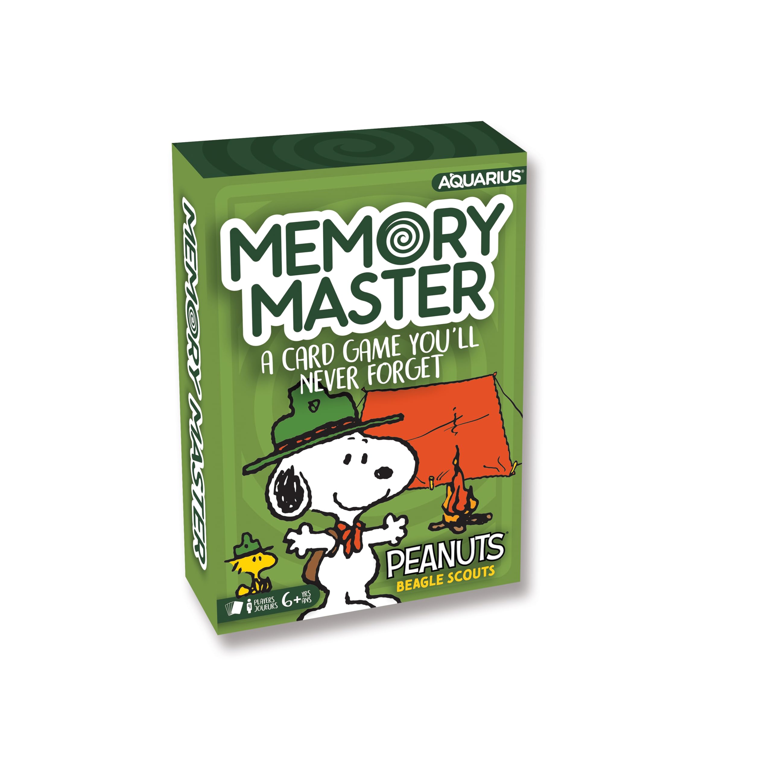 Amazon.com: AQUARIUS Peanuts Beagle Scouts Memory Master Card Game ...