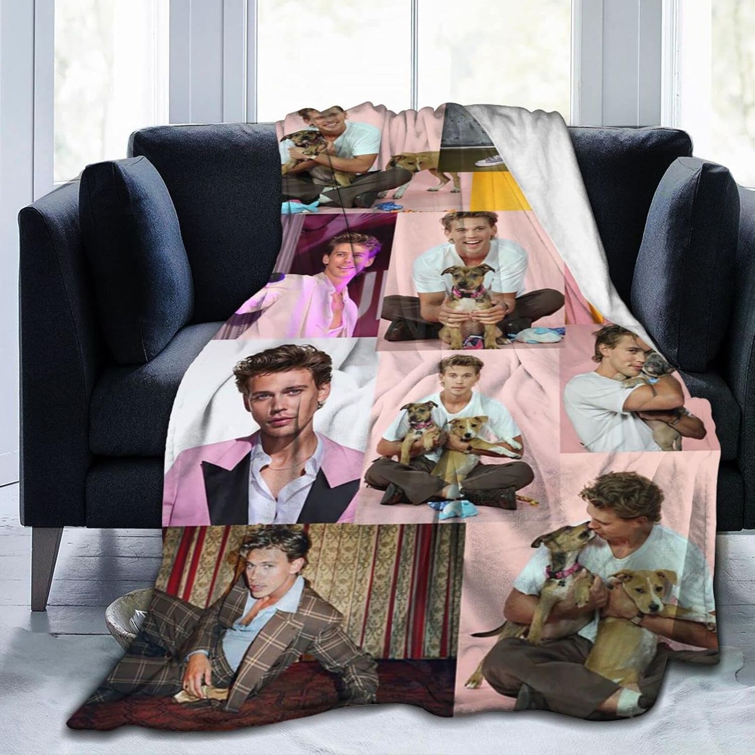 YINGD Soft Throw Blankets Austin Butler Flannel Blanket Ultra Soft ...