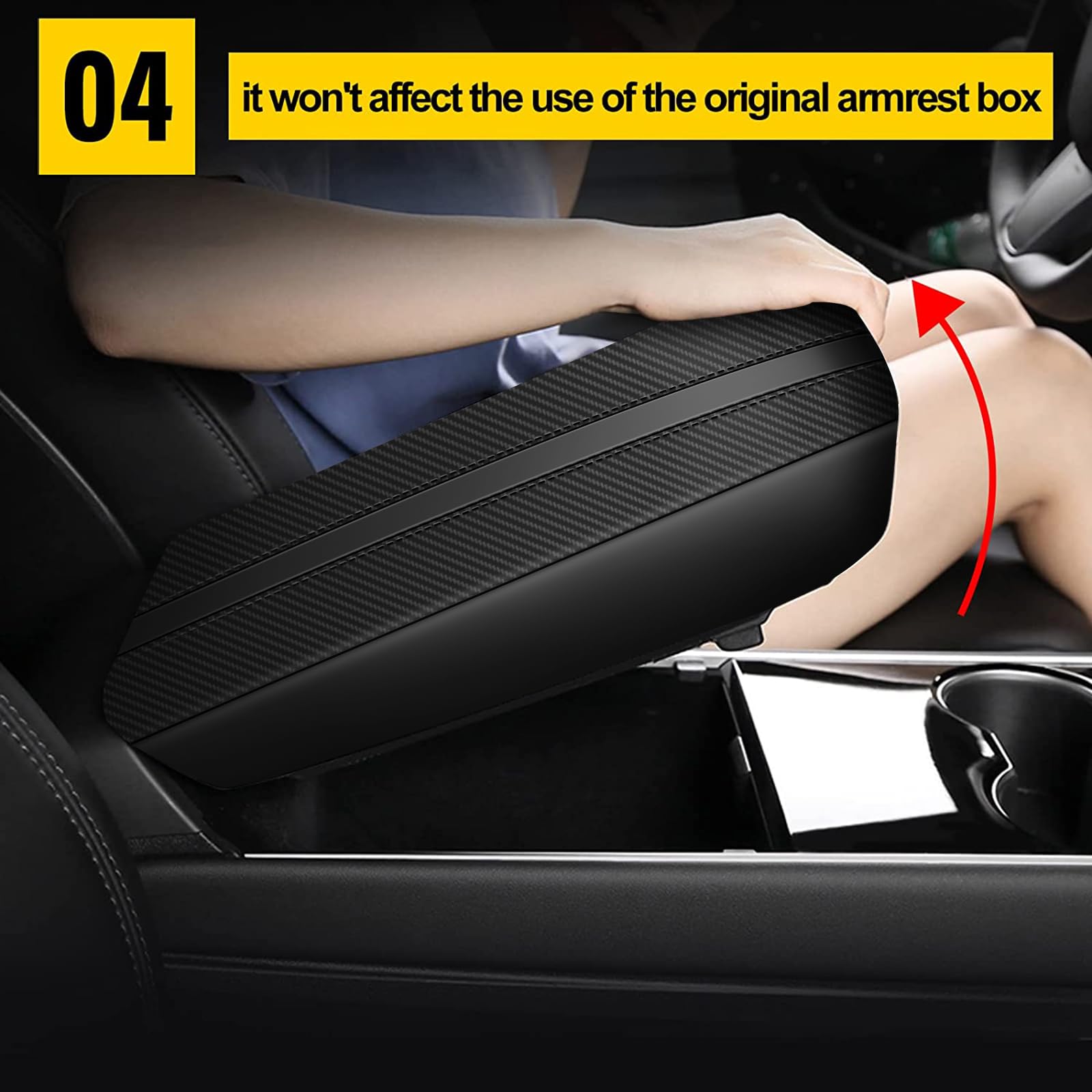 Snapklik.com : Center Console Armrest Covers For 2008-2014 Toyota ...