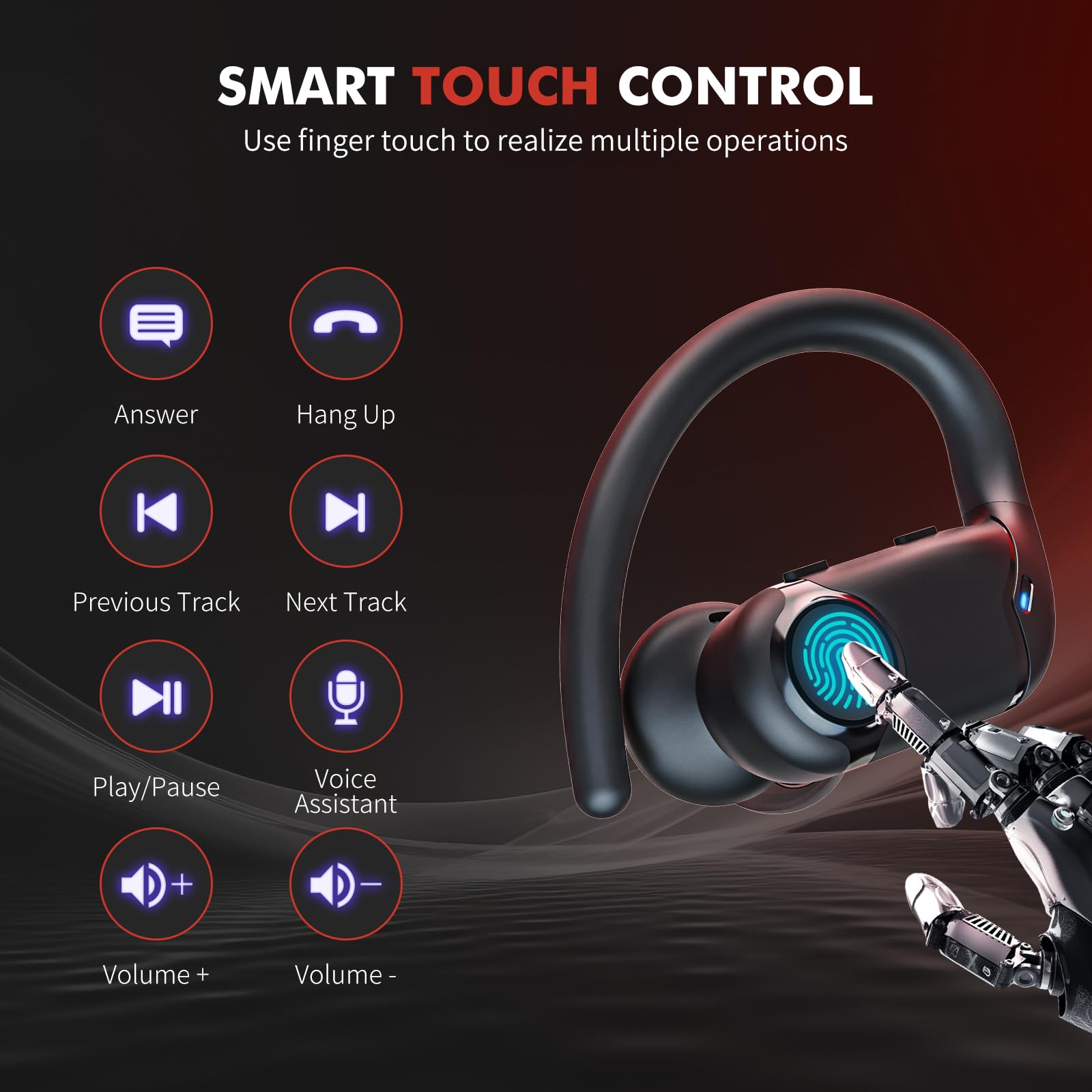 Snapklik.com : Catitru Wireless Earbuds Bluetooth Headphones 80Hrs ...