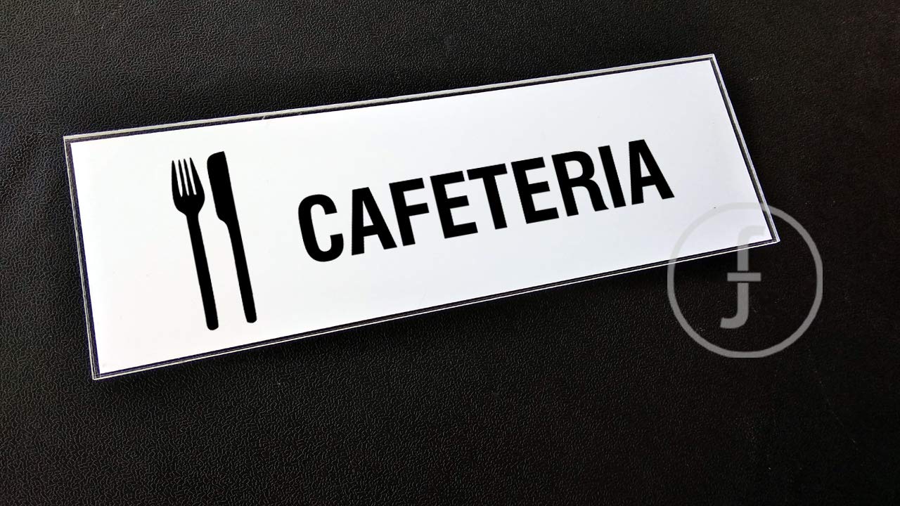 Cafeteria Sign Board
