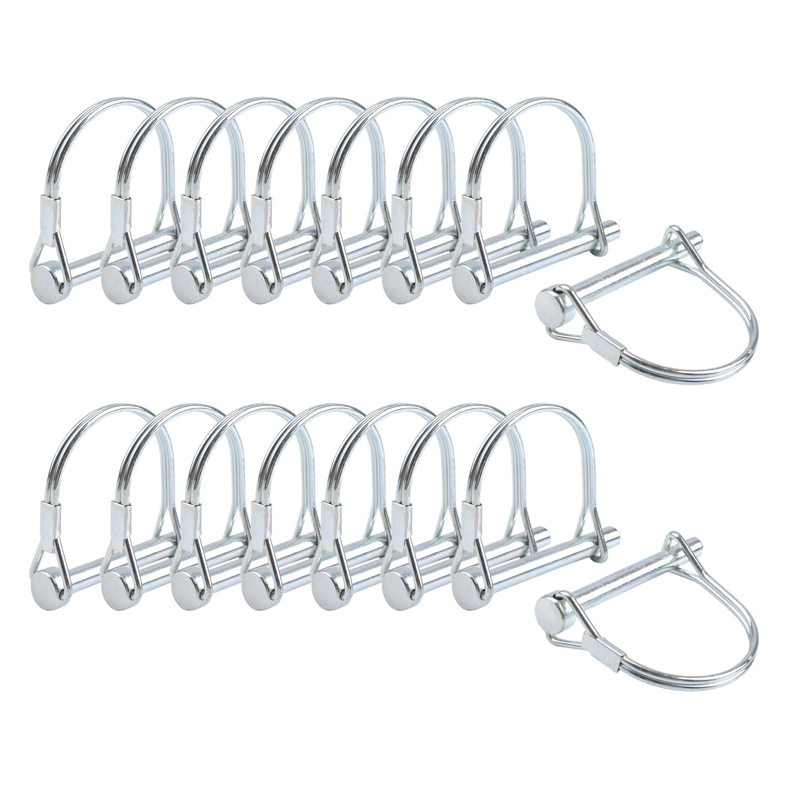Snapklik.com : 16pcs Wire Lock Pin, 1/4" Heavy Duty Safety Coupler ...