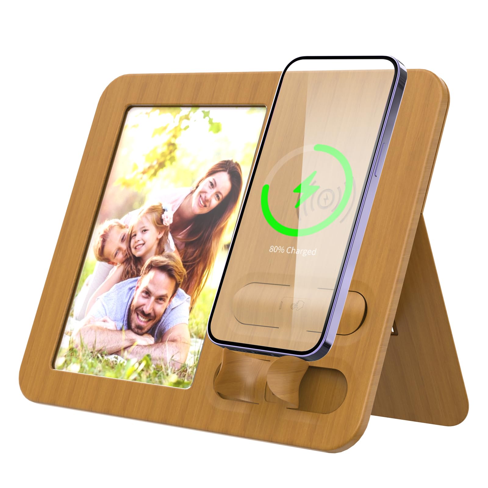 Amazon.com: VUGKY Wireless Charger with Picture Frame, Wireless ...