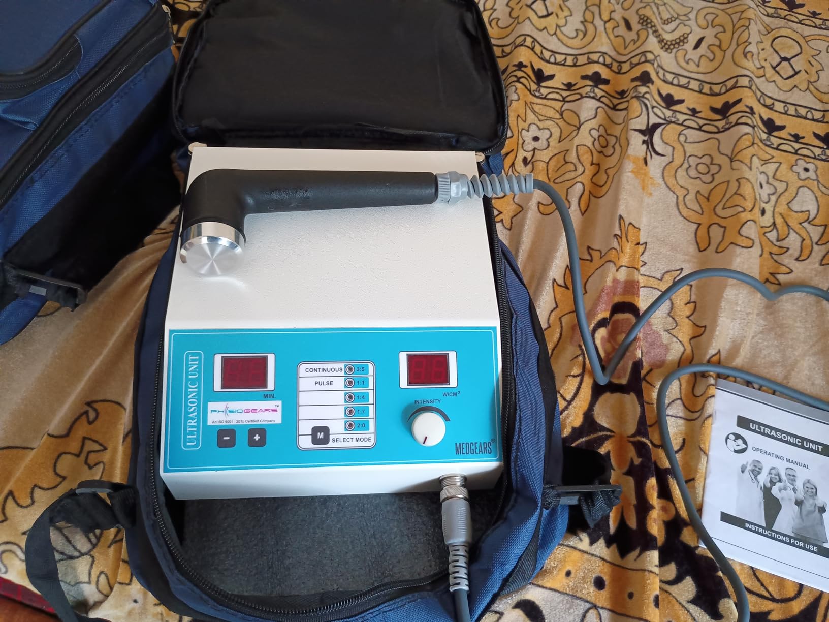 Physiogears Digital Unit Ultrasound Physiotherapy Machine For Pain ...