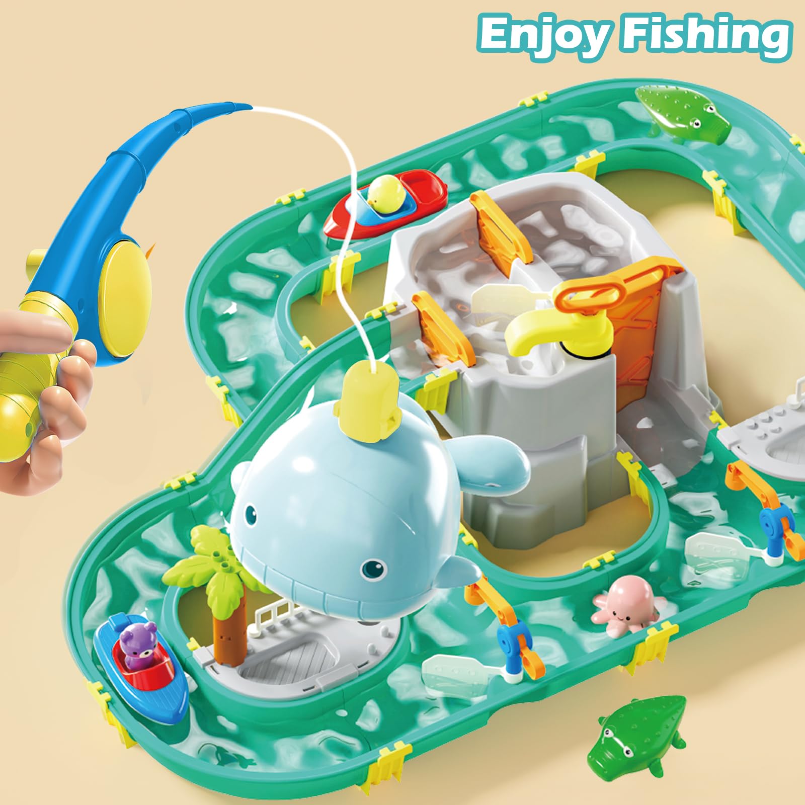 Water Table for Toddlers Age 3-5 - Water Park Toy on Floors, Table ...