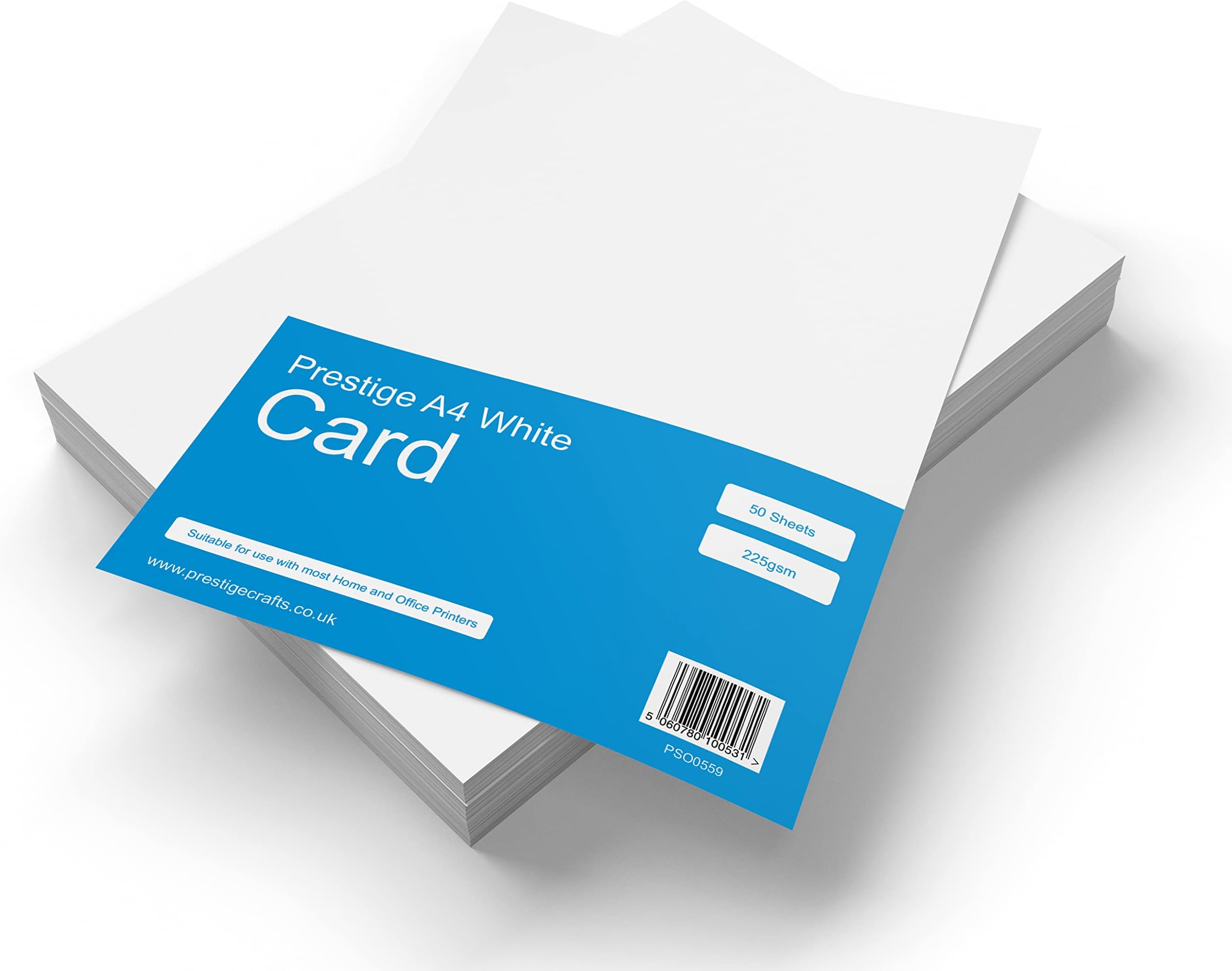 BCreativetolearn White A4 Card 50 Sheets Pack, Smooth Thick 300gsm Card ...