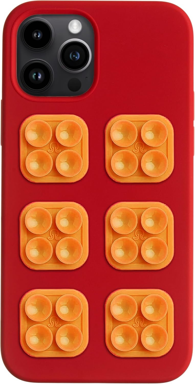 Amazon.com: OCTOBUDDY Mini Silicone Suction Phone Case Adhesive Mounts ...