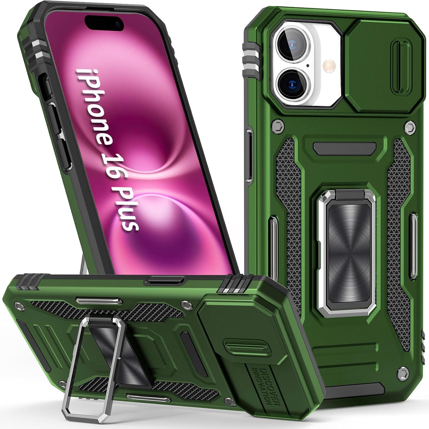 Amazon.com: SEFING Phone Case for 16 Plus Case iPhone 16 Plus Phone Case with Camera Lens Cover ...