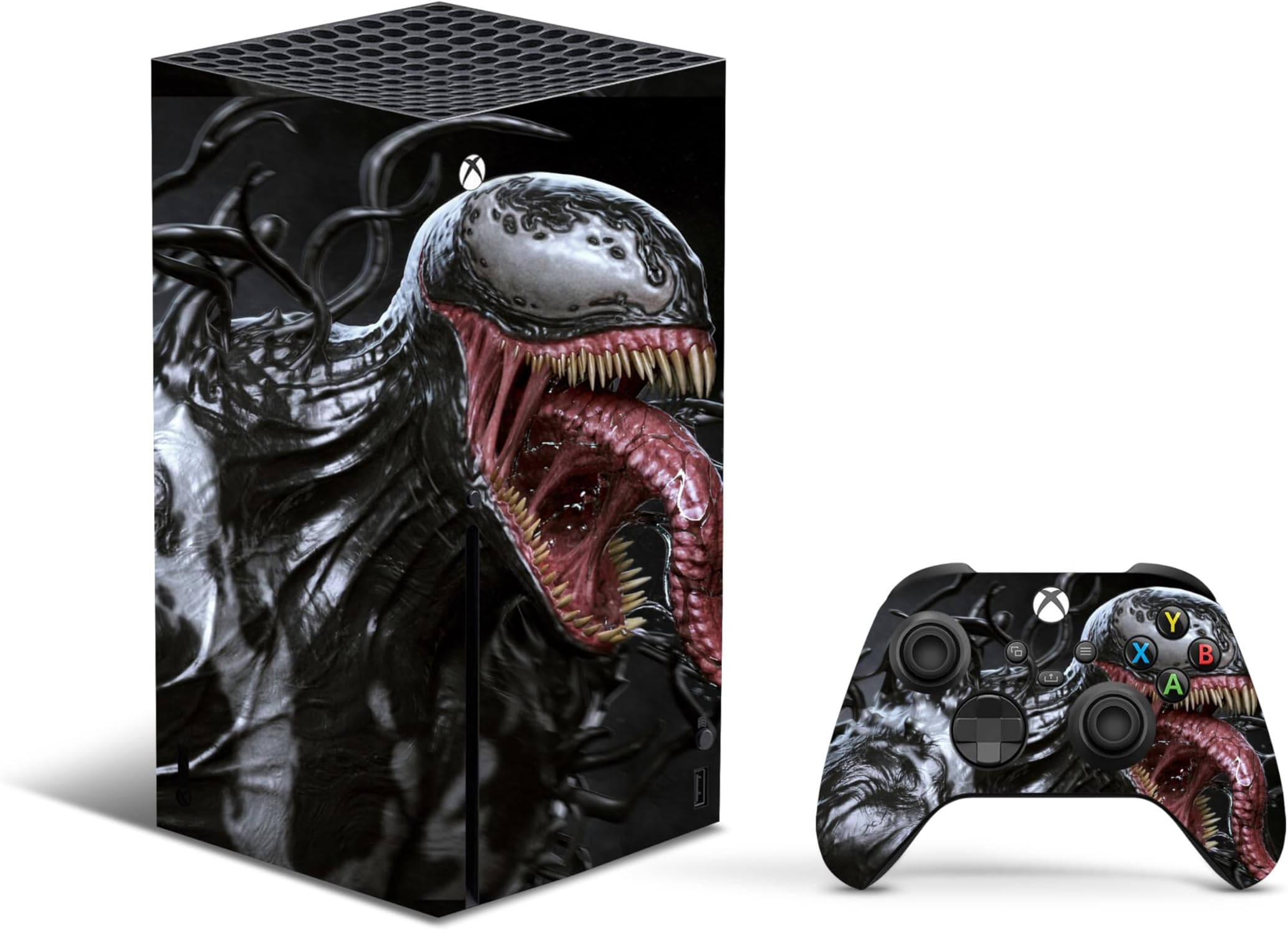 Amazon.com: Vinyl Wrap Skin Alien Compatible with X-Box Series X +2 ...