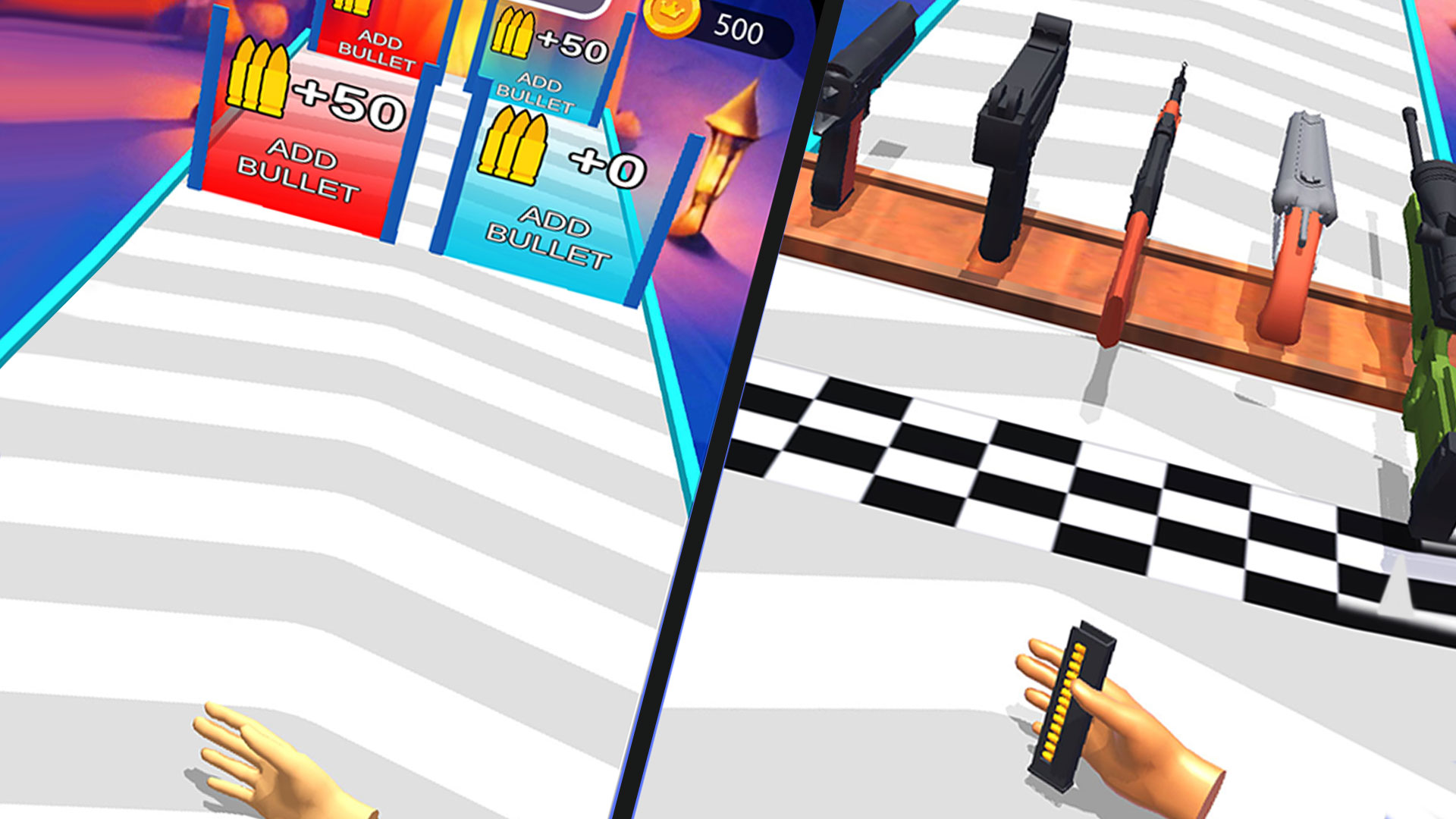 Reload Gun Rush! Merge Bullet Reload Weapon Master - Weapon Evolution ...